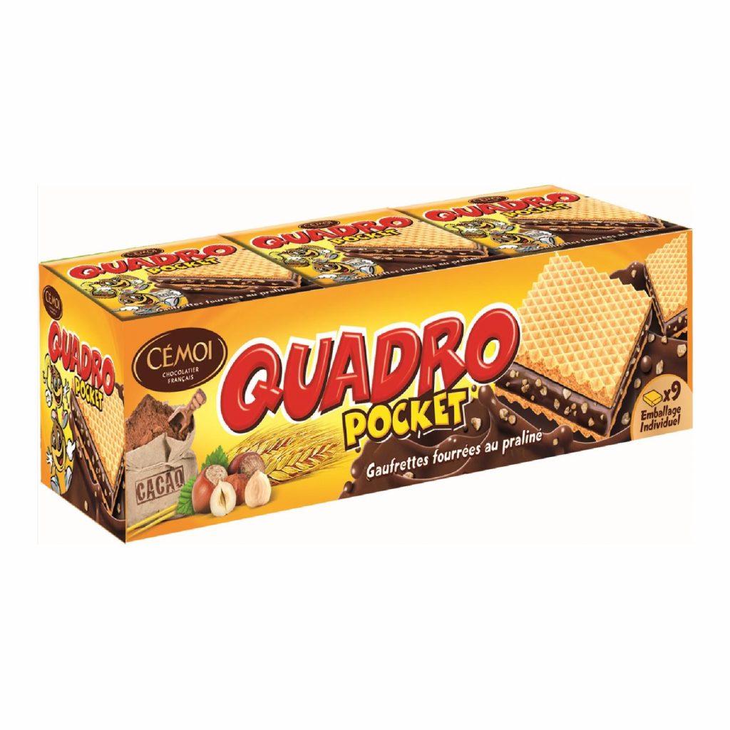 Wafers Praline Quadro Cémoi | Buy Online | My French Grocery
