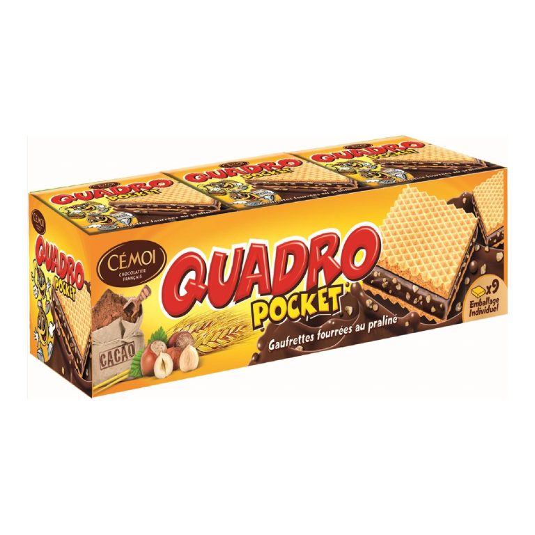 Wafers Praline Quadro Cémoi | Buy Online | My French Grocery