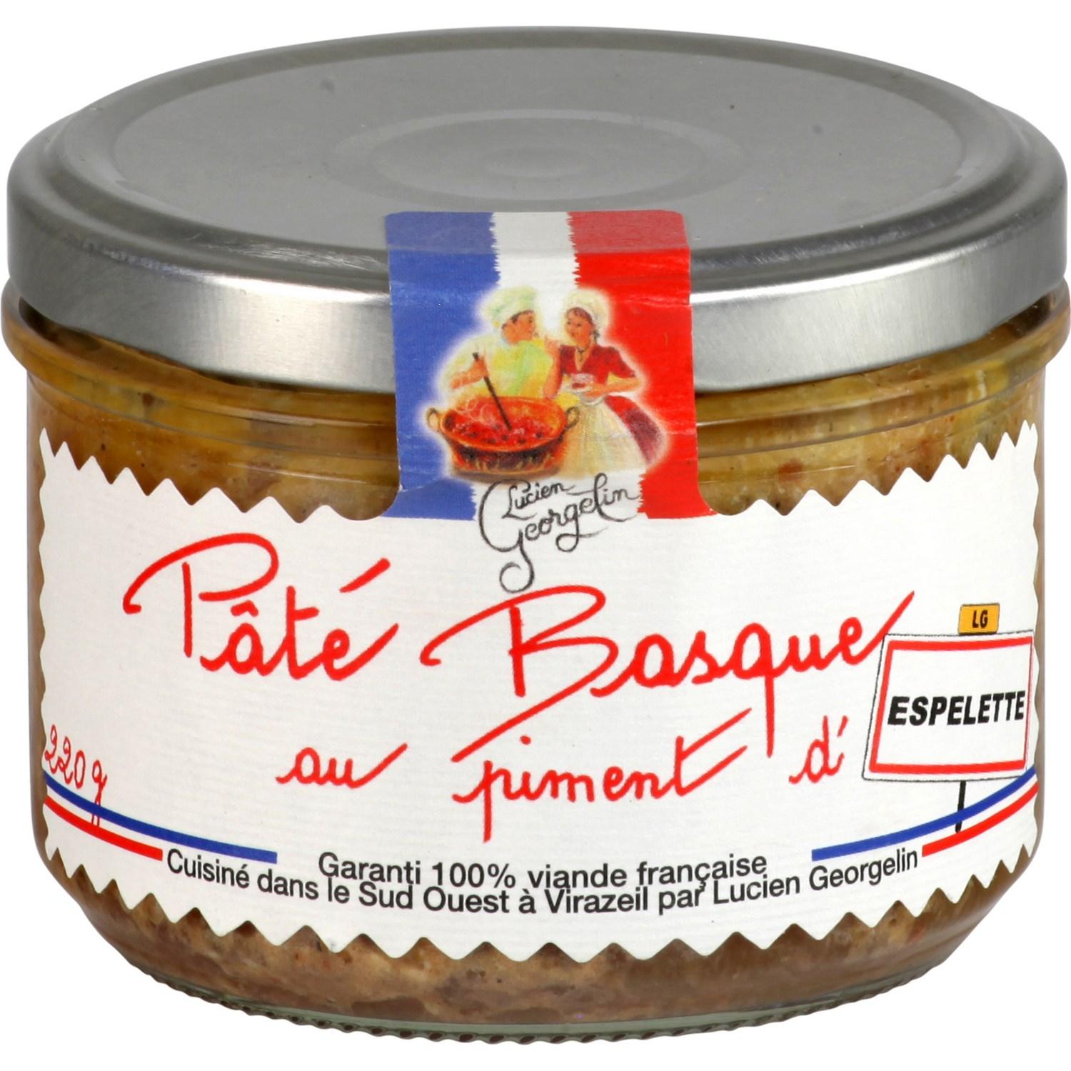 Pâté Basque Au Piment D'Espelette Lucien Georgelin | Buy Online | My ...