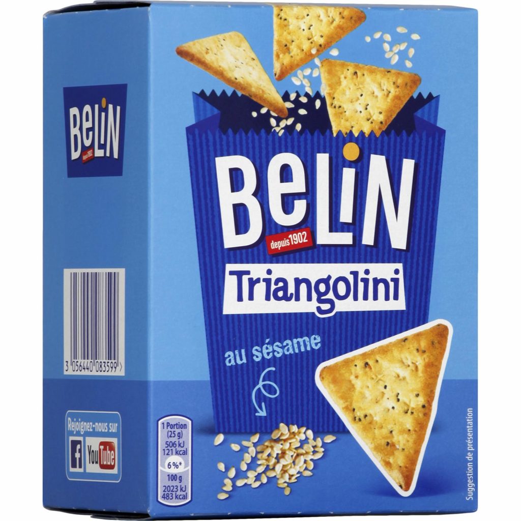 Belin Triangolini Crackers | Buy Online | My French Grocery