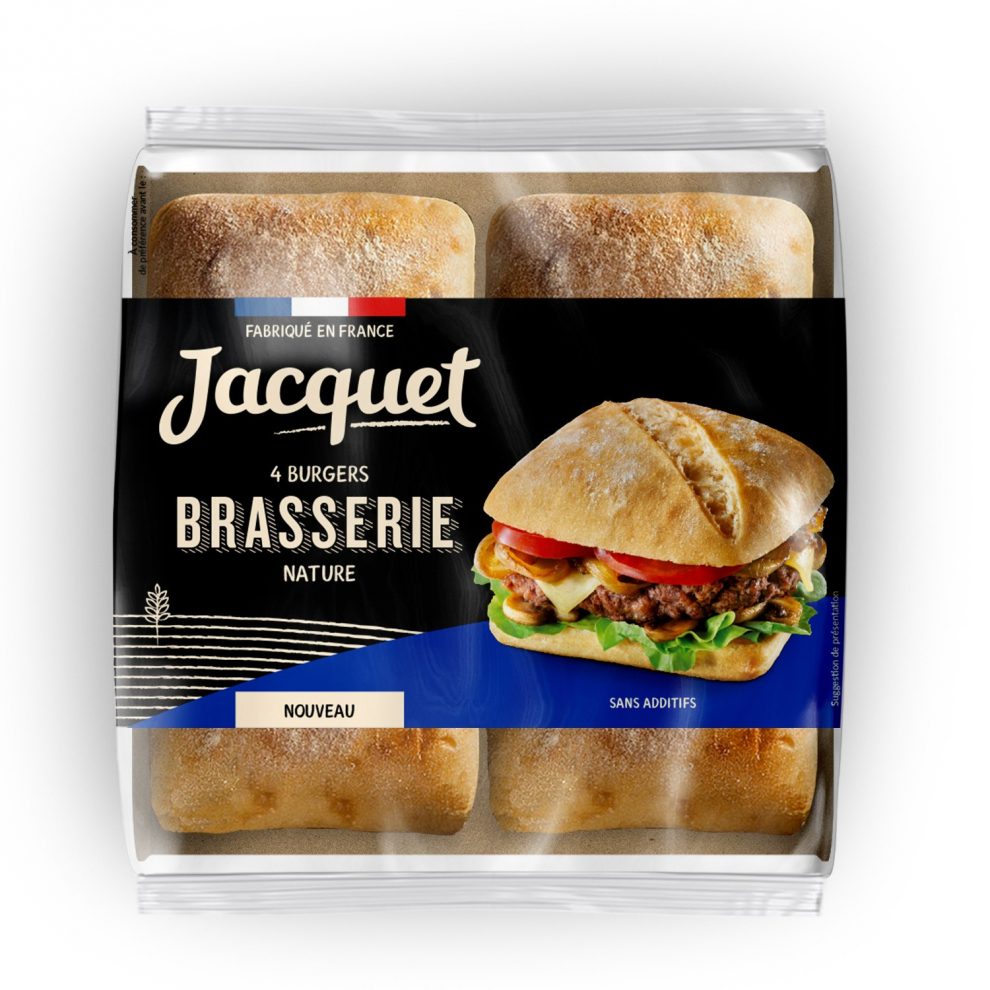 "Brasserie" Burger Bread Jacquet | Buy Online | My French Grocery