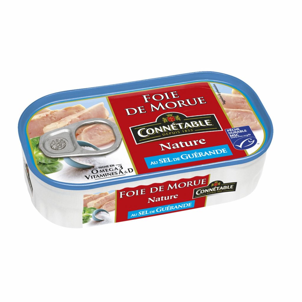 Natural Cod Liver Connetable | Buy Online | My French Grocery