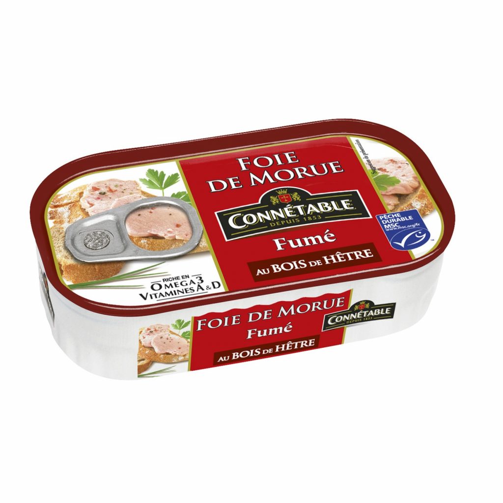 Smoked Cod Liver Connetable | Buy Online | My French Grocery