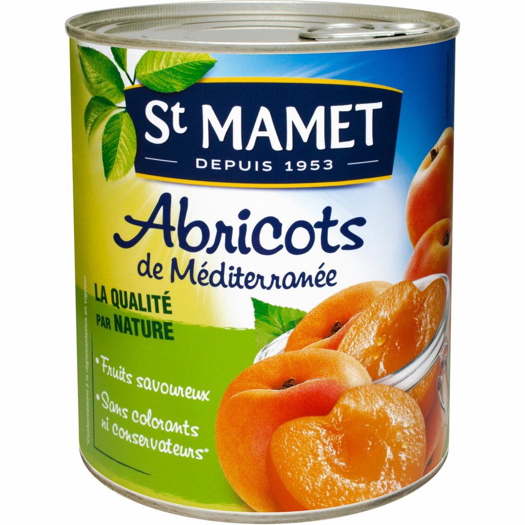 Apricots In Syrup St-Mamet | Buy Online | My French Grocery