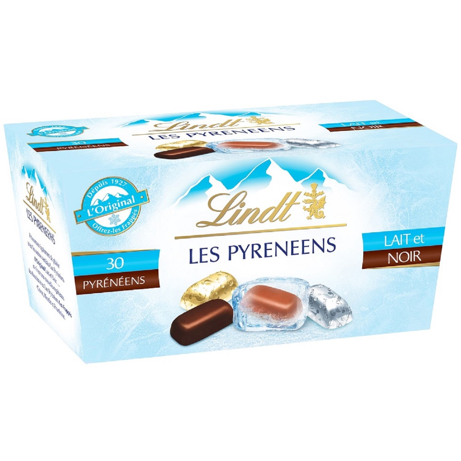 Chocolats Lindt Les Pyrénéens Noir & Au Lait | Acheter En Ligne | My ...