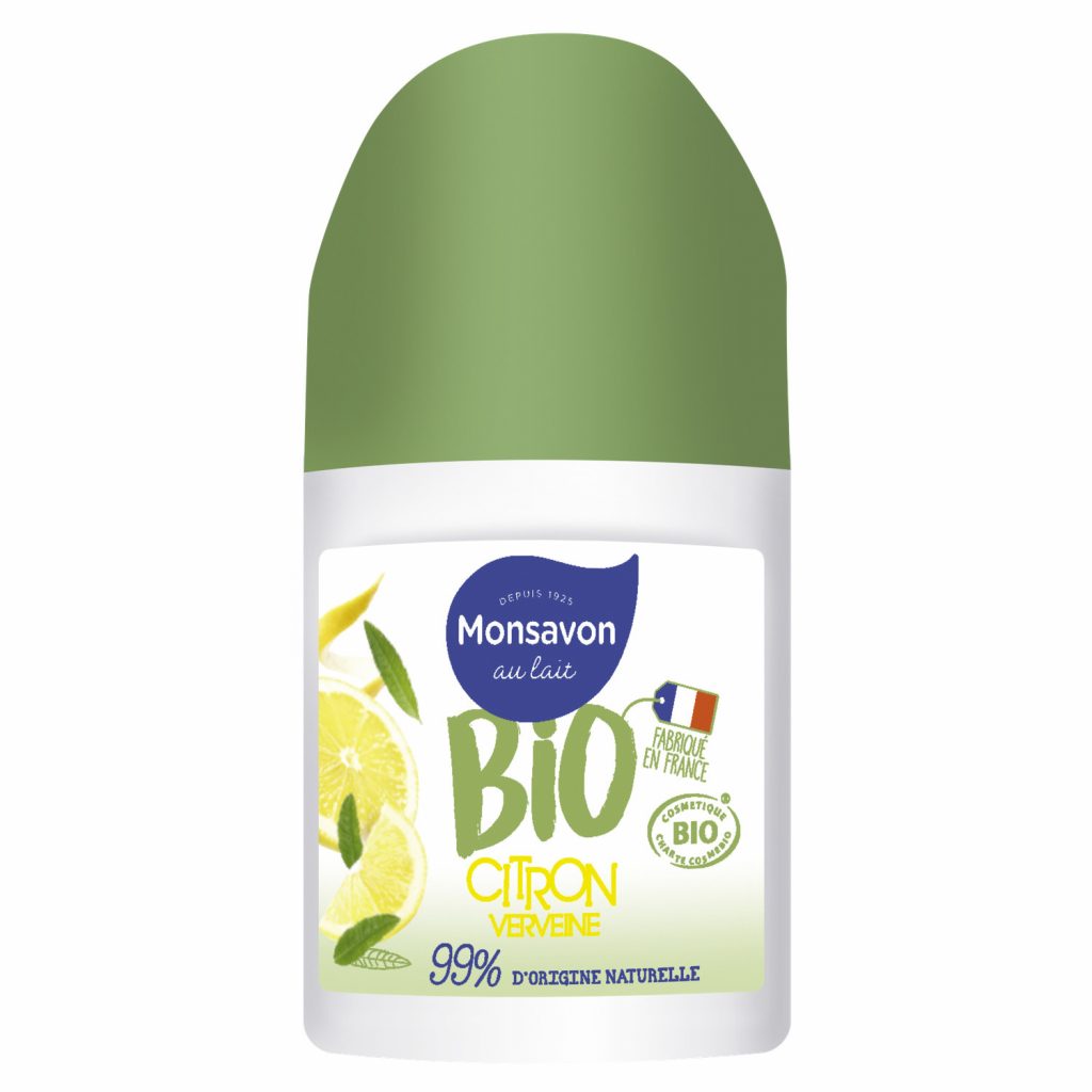 Organic Lemon & Verbena Deodorant Monsavon | Buy Online | My French Grocery