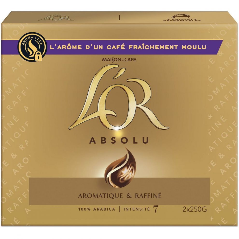 Ground Coffee 100% Arabica "Absolu" L'Or | Buy Online | My French Grocery