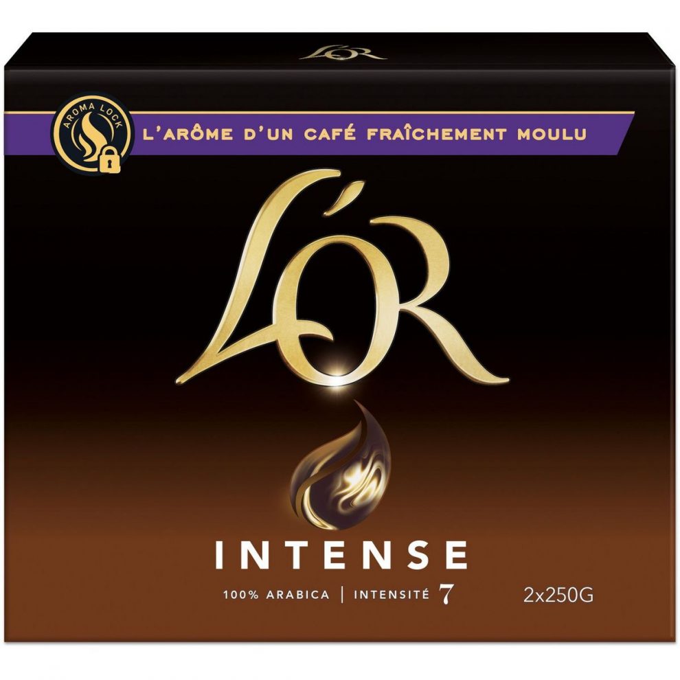 Ground Coffee 100% Arabica "Intense" L'Or | Buy Online | My French Grocery